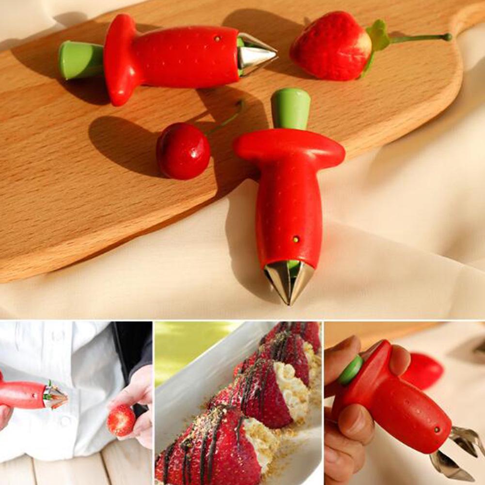 Claw Stainless Steel Kitchen Tool Red 1 PC Strawberry Huller Corer ...