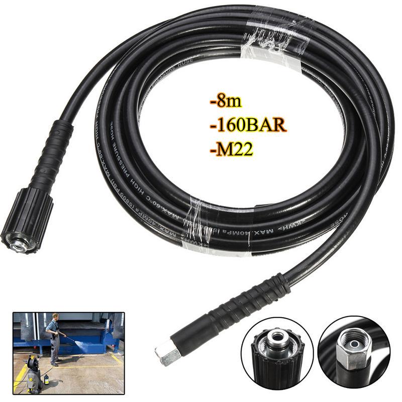 Buy 8M 160BAR M22 High Pressure Washing Machine Hose Pipe at affordable ...