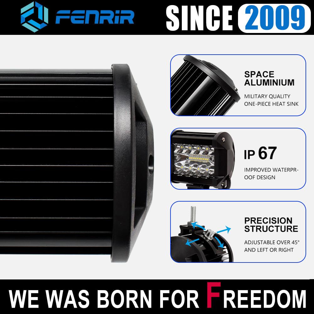 Car Led Work Offroad Light Bar for Ford Focus 2 Scania Duster Chopper ...