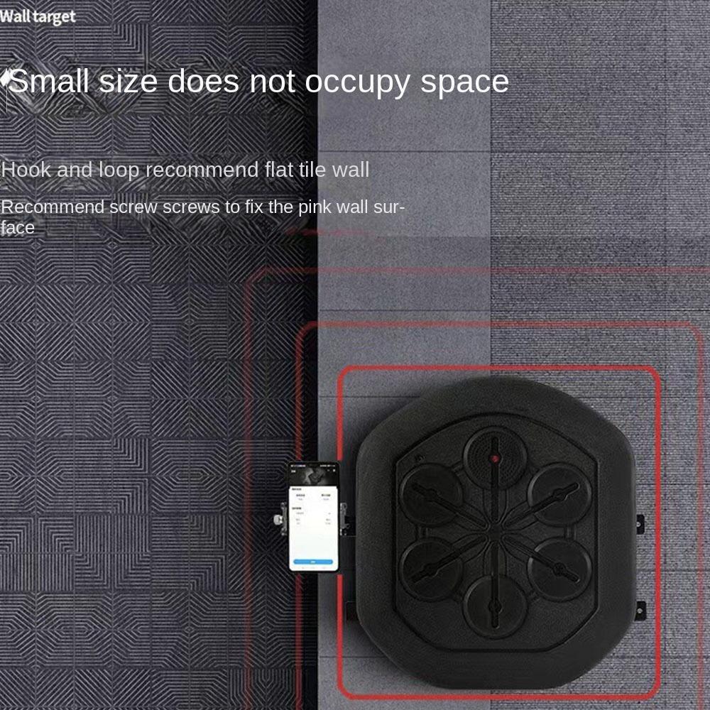 Bluetooth Punching Pad Smart Music Boxing Machine Fitness Exercise LED ...