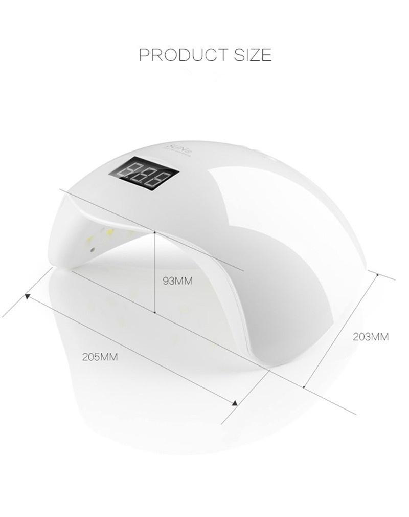 Buy New SUN5 Nail Lamp 48W UV LED Gel Nail Dryer Cure Manicure Pedicure Machine PFT at ...