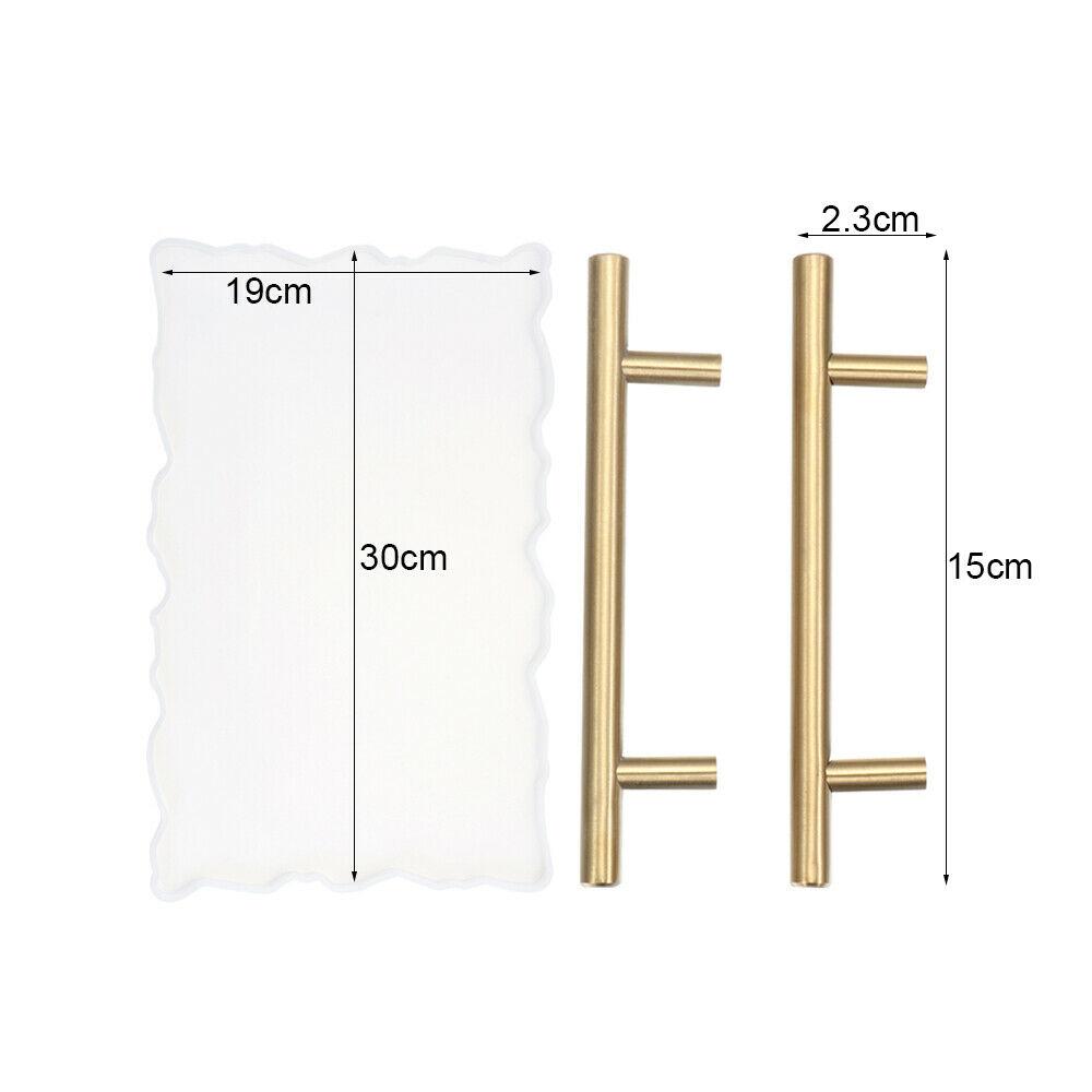 💰Kjøp Fruit Tray Mould Kit Large Rectangular Coaster Mold Resin Epoxy Casting Silicone online ...