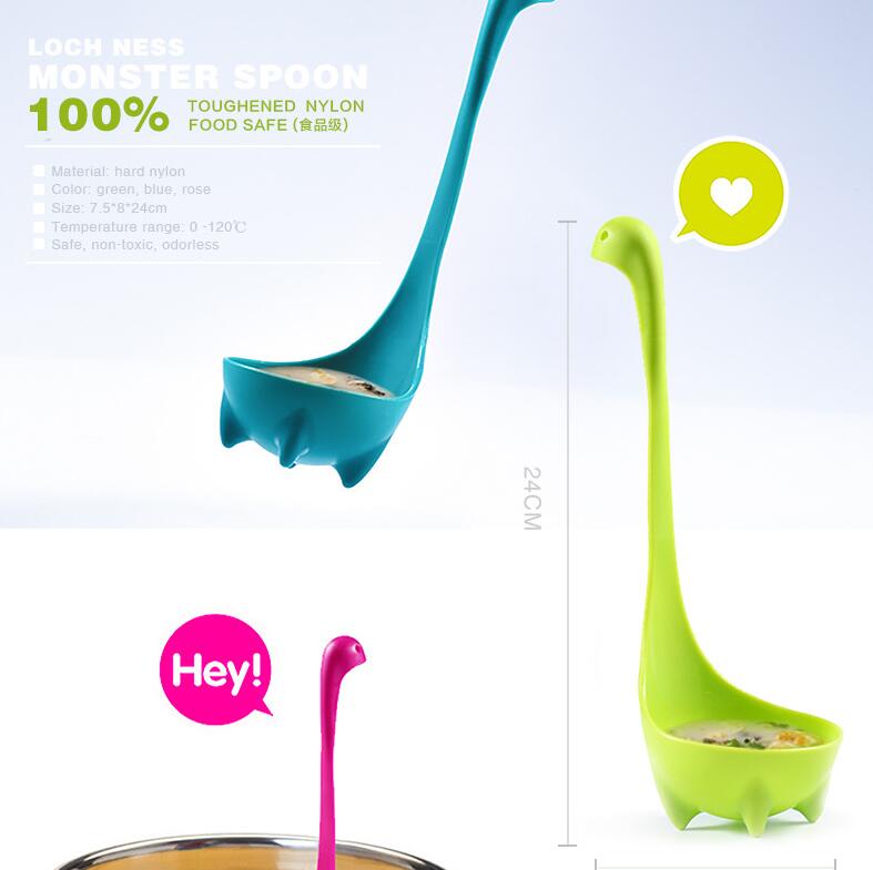 Buy Loch Ness Monster Soup Spoon Noodle Spoon Mama Colander Baby Tea ...