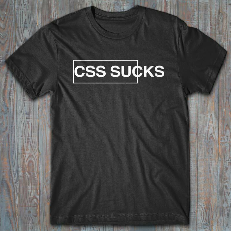 Satın alın Cool Programmer T Shirt Css Sucks Funny Gift Soft Men Soft T ...