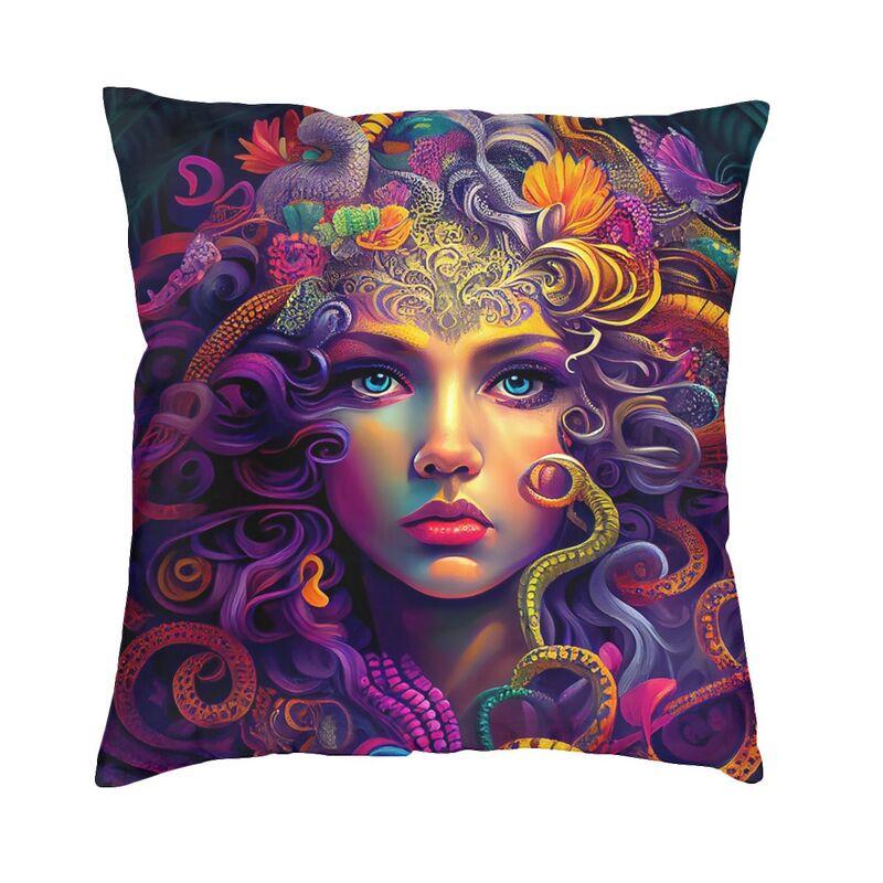 Halloween Medusa Head Pillow Case 40x40cm Decor Home Luxury Greek ...