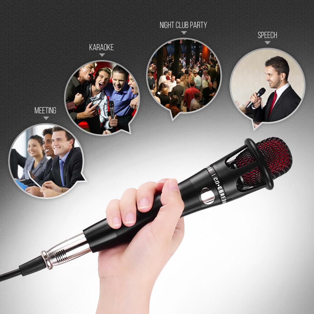 Buy Handheld Wired Condenser Microphone Mic XLR Cable 3.5mm Plug for ...