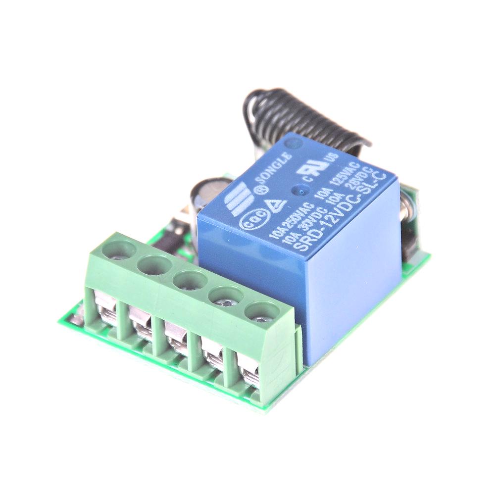 Buy 433MHz 1Channel Wireless Relay RF Remote Control Switch Receiver ...