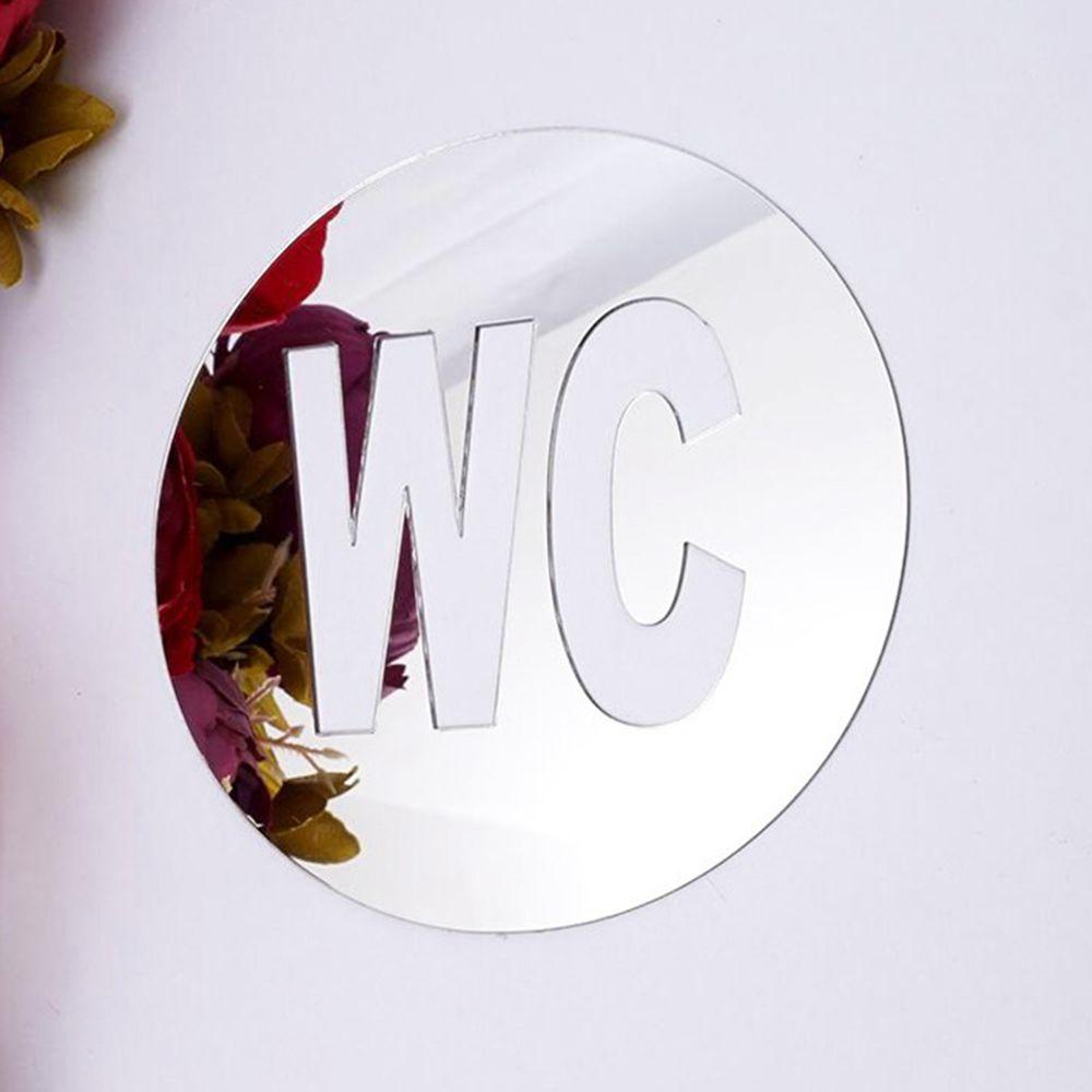 Buy Self-adhesive Acrylic Bathroom WC Home Decoration Wall Sticker ...