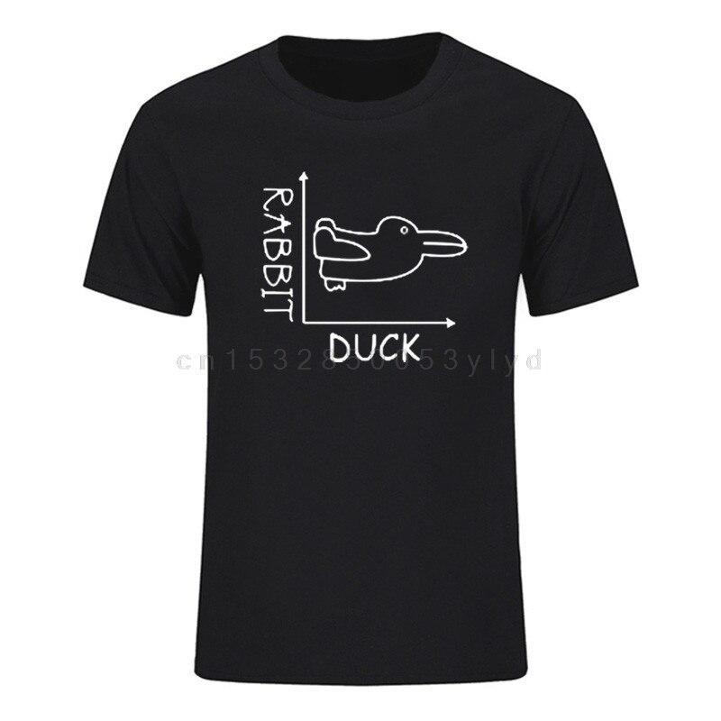 Cheap Summer Newest Brain Teaser Duck Rabbit Fun Math Printed T Shirt ...