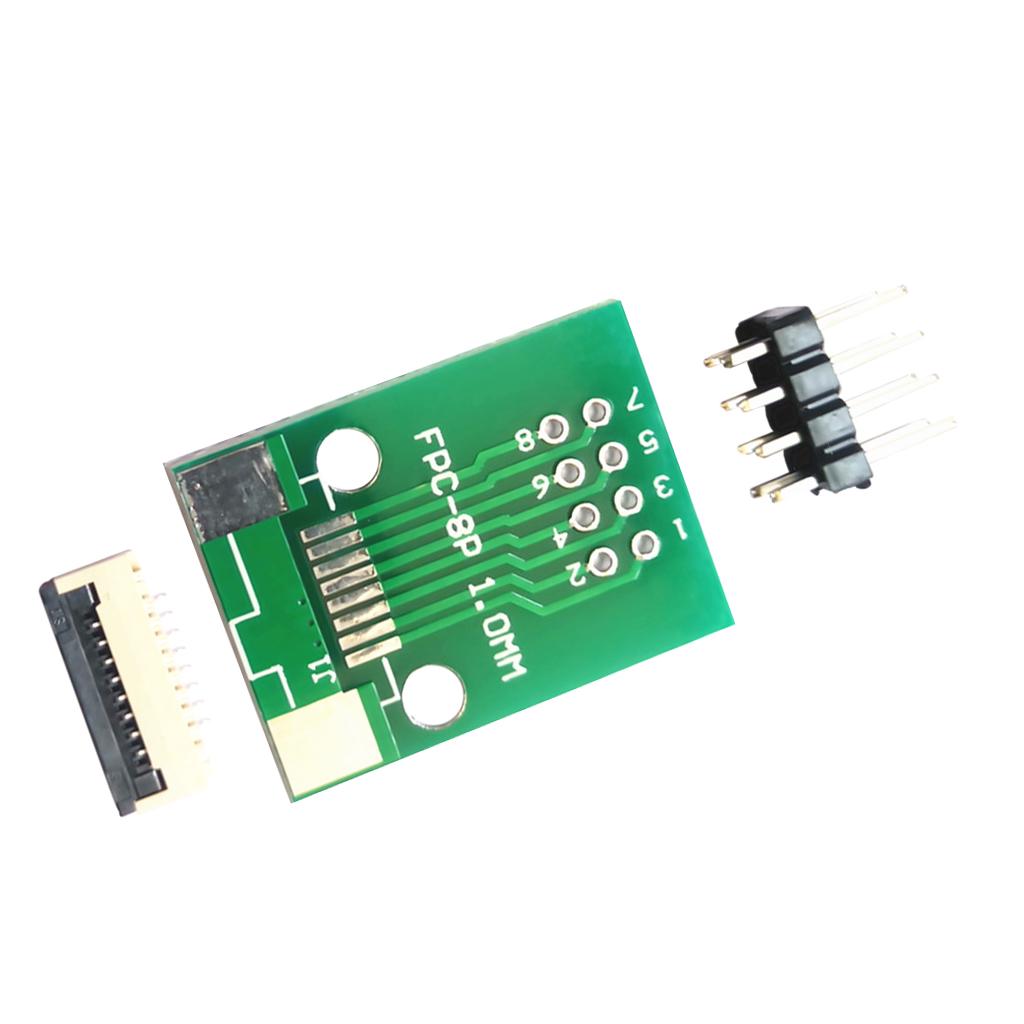 Transfer Board FFC Turning 2.54 Inserting with 1mm Spacing FPC 8 PIN ...