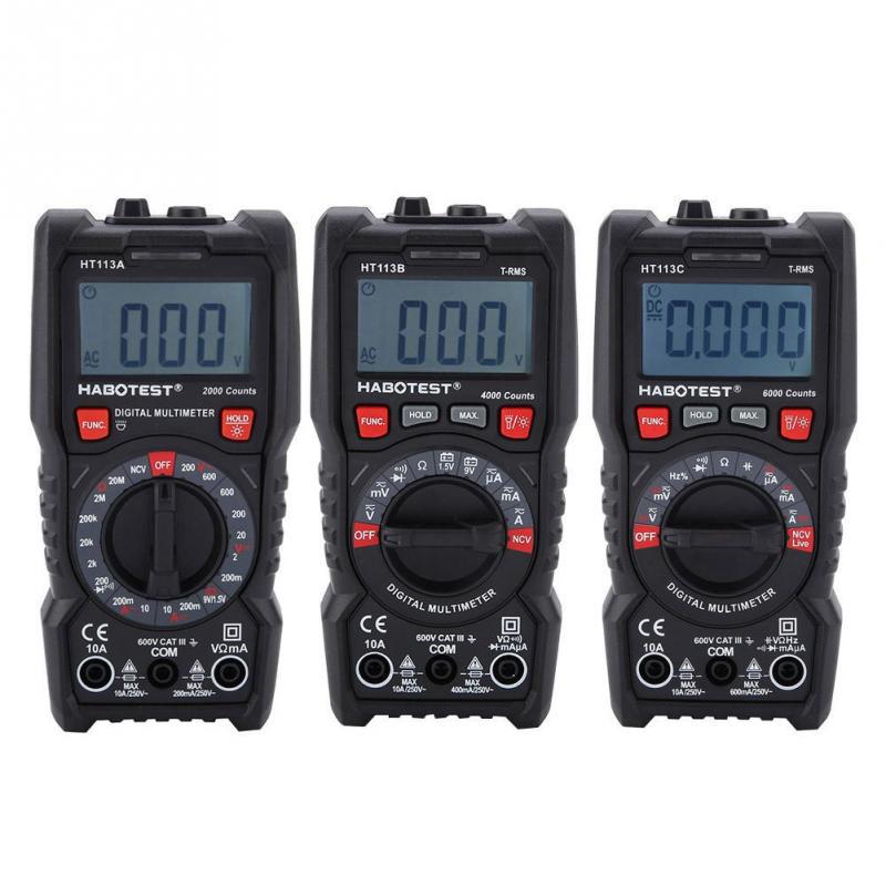 Buy HT113A/HT113B/HT113C Handheld LCD Display Digital Auto/Manual Range ...