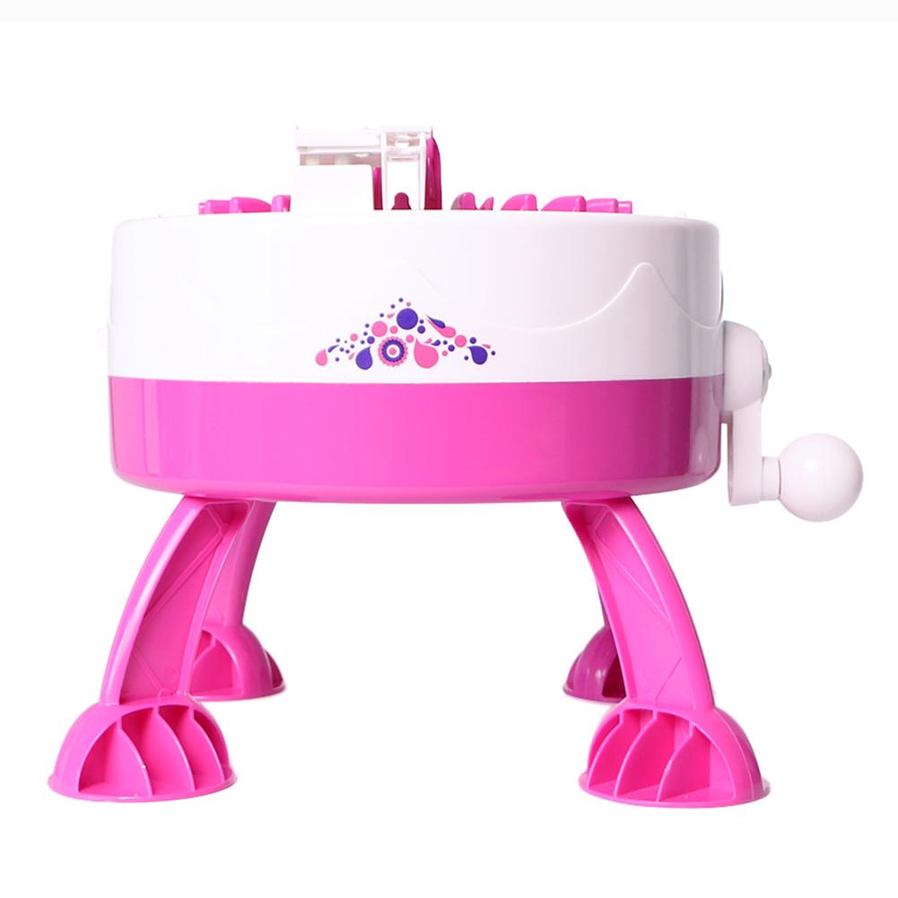 Buy DIY Hand Knitting Machine Weaving Loom for Scarf Hat Kids Pretend ...