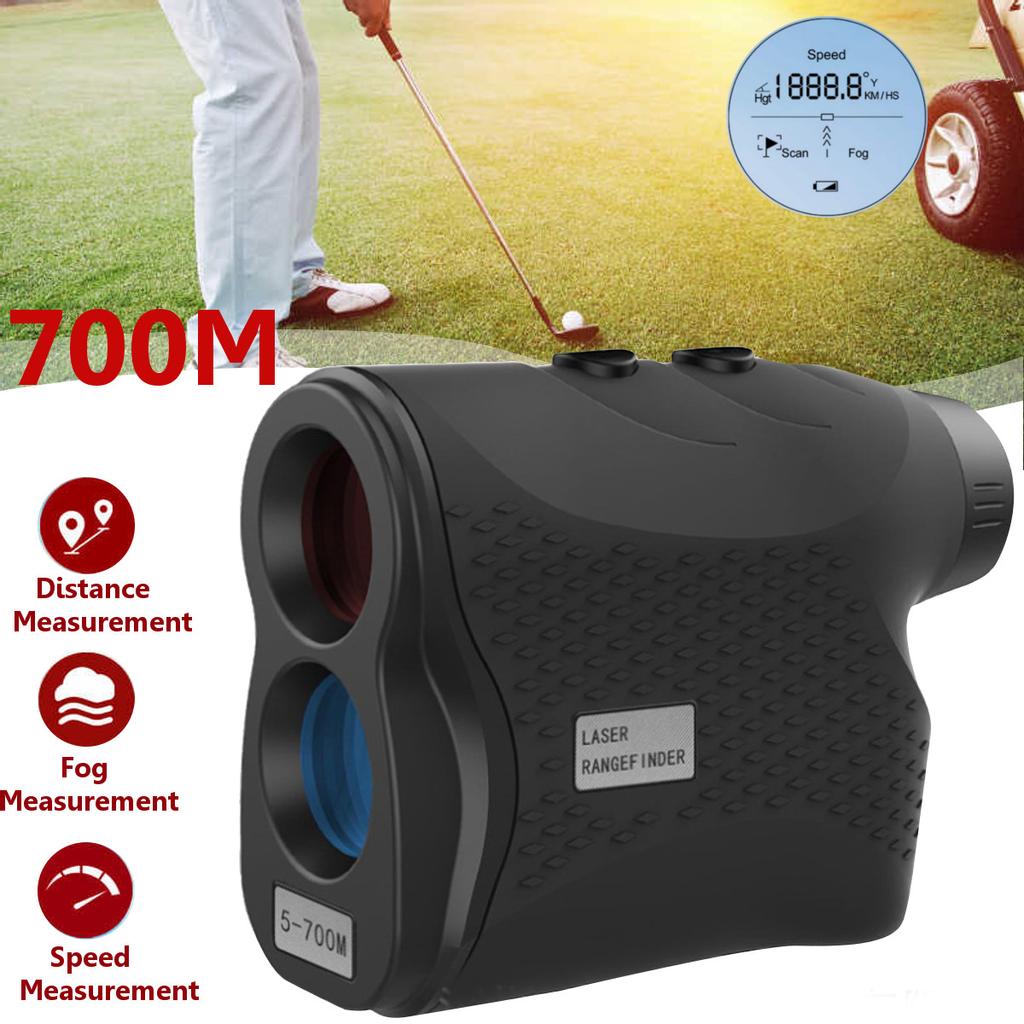 Digital Laser Rangefinder 5-700M Laser Hunting Distance Meter 6X ...