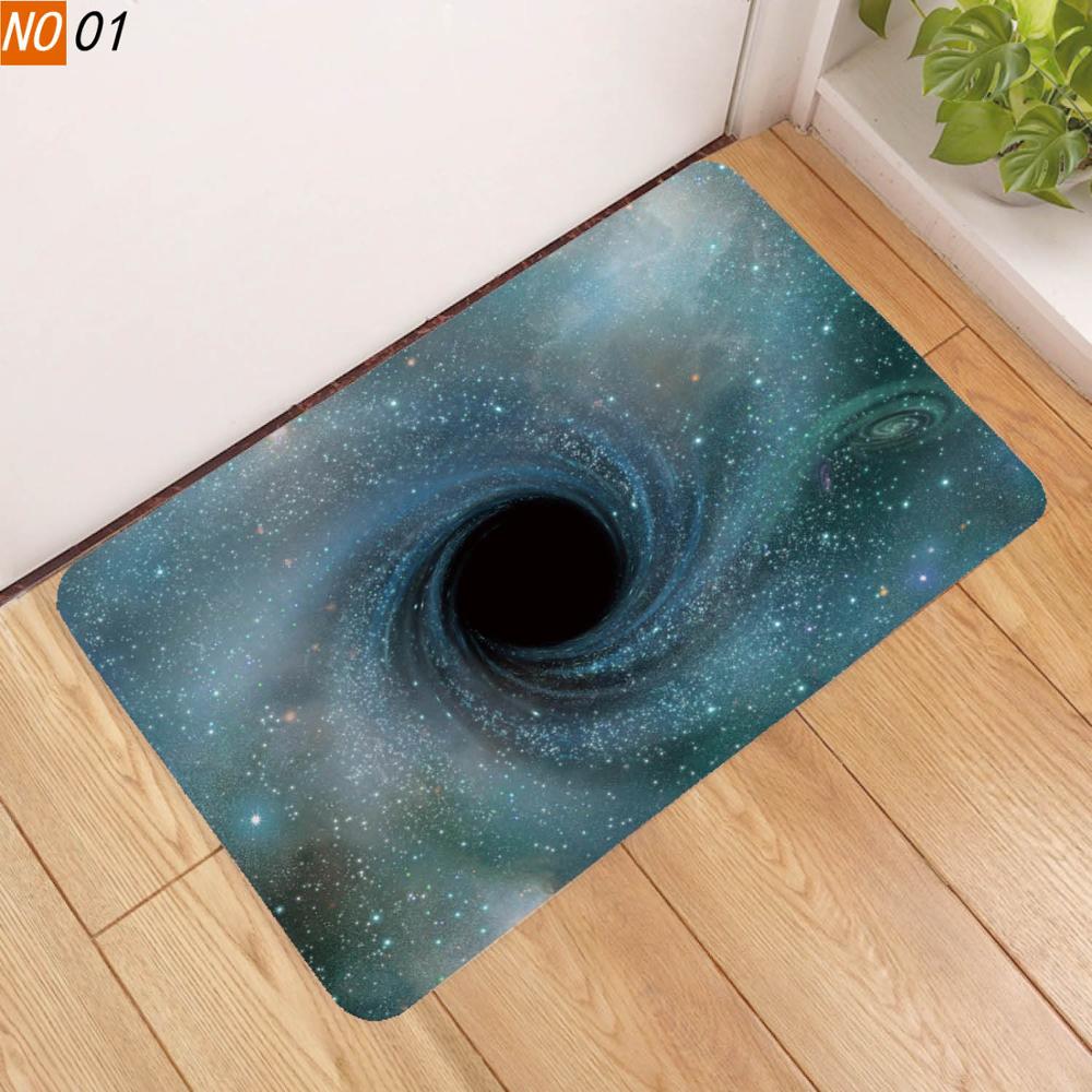 Buy 1PC 40x60cm Black Hole Printed Doormat Door Mat Entrance Rug Home ...