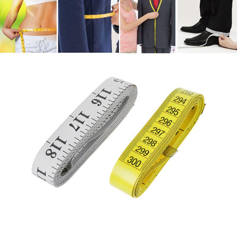 Buy 300cm/120" Flat Tape Measure For Tailor Sewing Cloth Soft Body ...