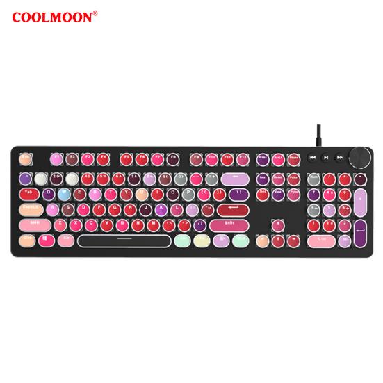 Buy Fashion Computer Accessory 104-Key Lipstick Backlight Keyboard ...