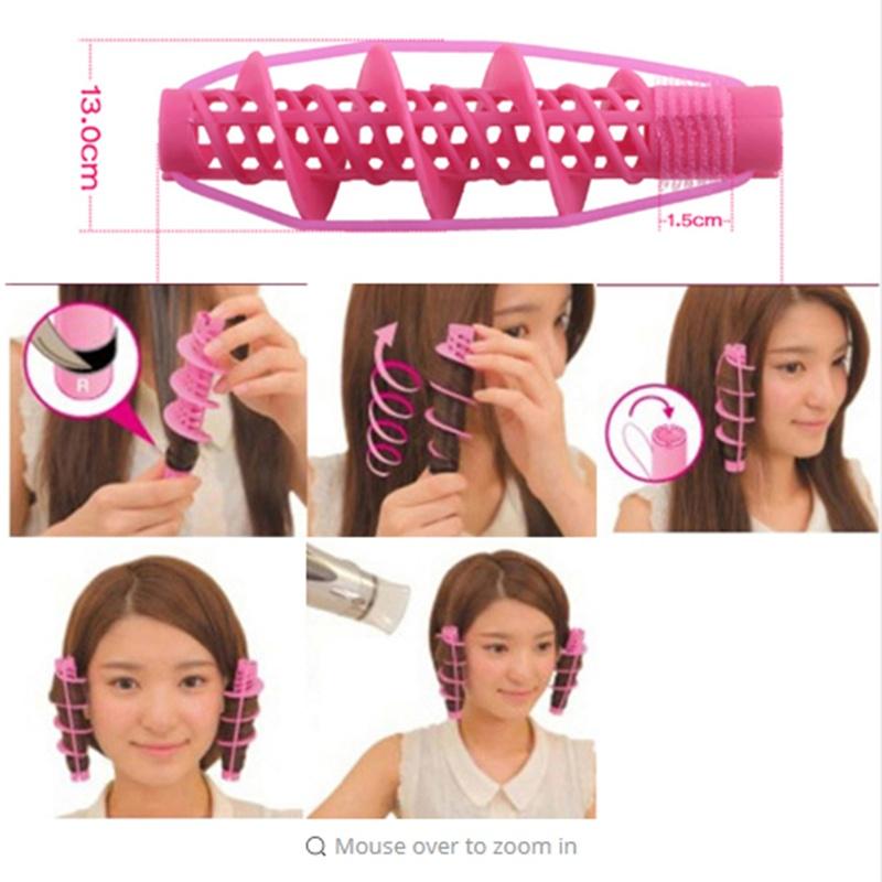 Novo Hair Fringe Front Bang Curler Roller Holder Home Salon DIY Styling ...