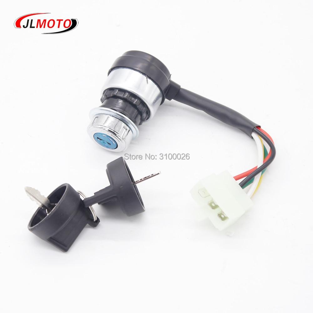 Buy ATV 5 Pin Key Ignition Switch Fit For 50cc 110cc 150cc 200cc 250cc ...