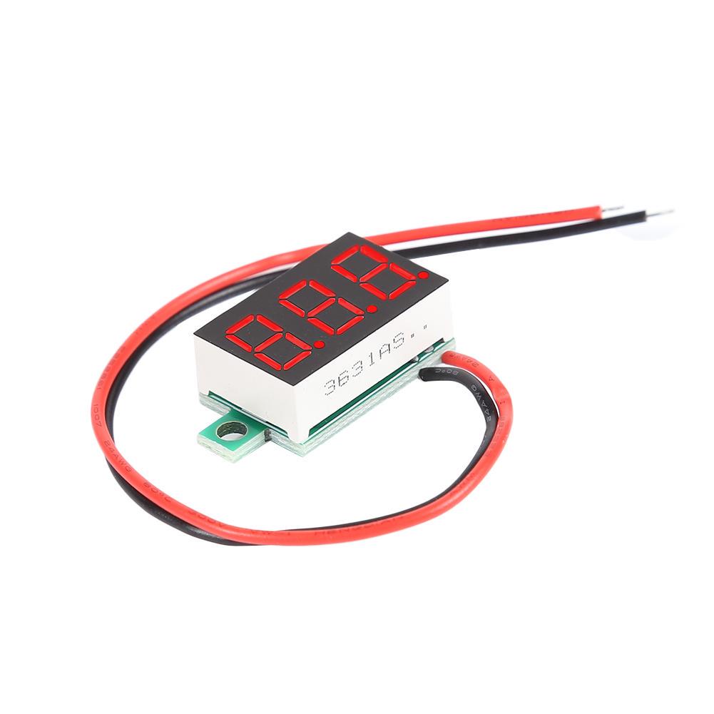 Buy 0.36 Inch DC4-40V Digital Voltmeter Display Volt Meter Gauge Panel ...