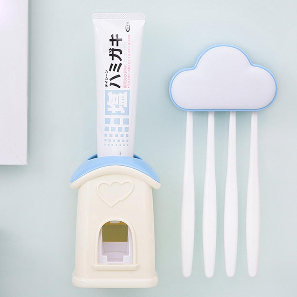 Buy 1PC Automatic Toothpaste Machine Cloud House Style Sky-blue Plastic ...
