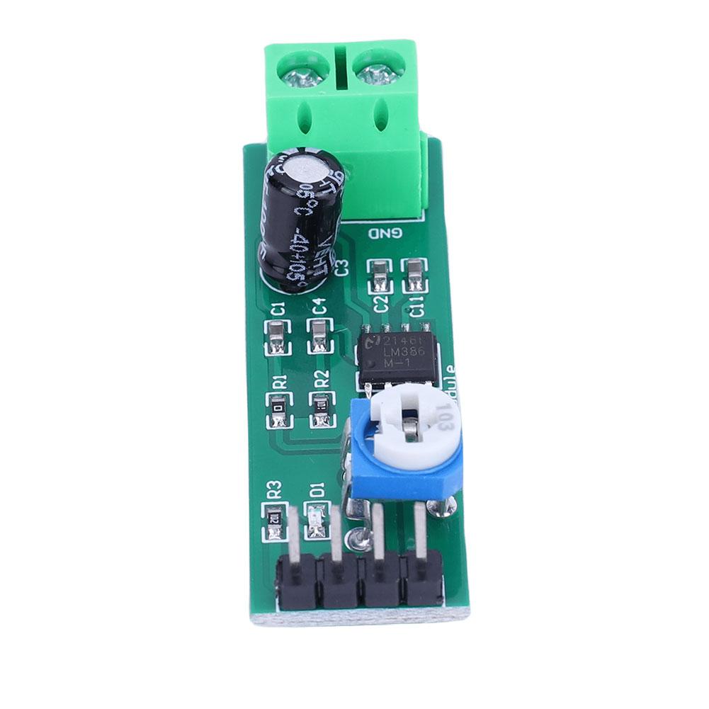 LM386 Audio Power Amplifier Module 5V-12V 200 Times Gain Digital Sound ...