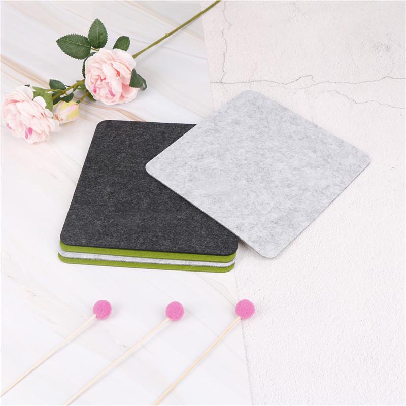 1Pc Felt Mouse Pad Thickening Office Computer Table Mat Desktop Mouse ...