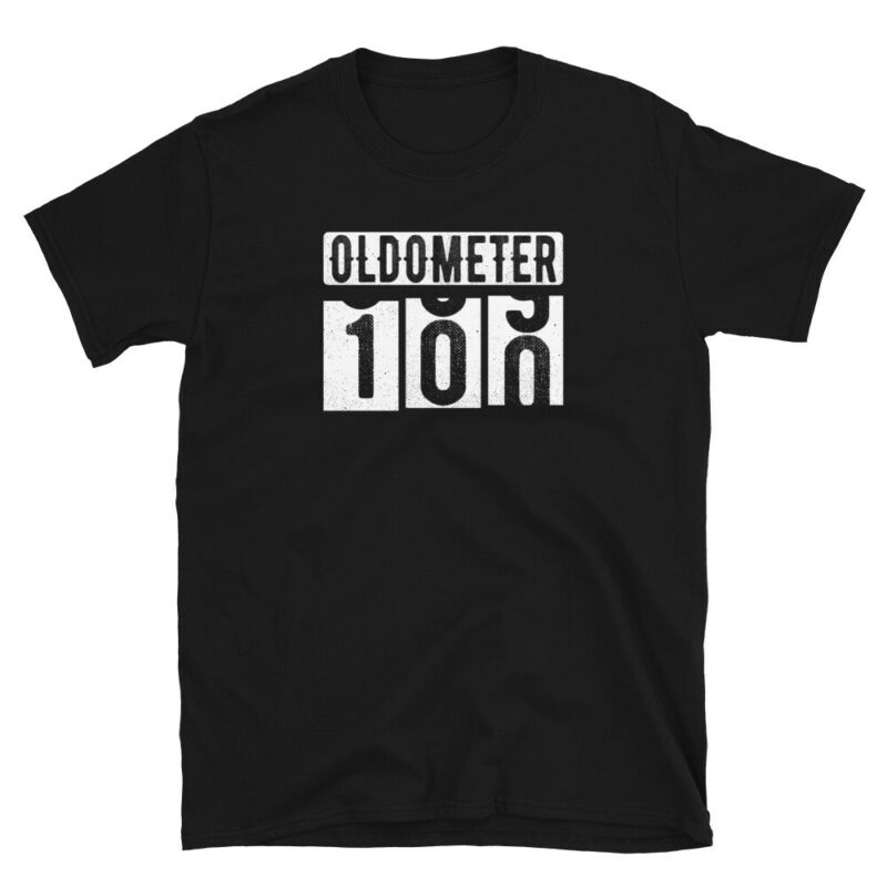 Buy Birthday Gift Turning 100 Years For Men Oldometer Men Casual T ...