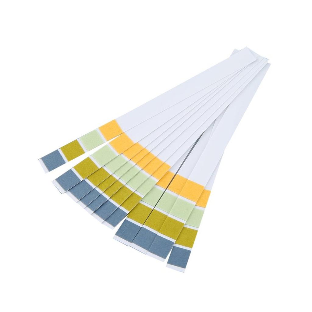 Buy SX 100 Strip 0-14PH 4 Color Test Paper Alkaline Acid Indicator ...