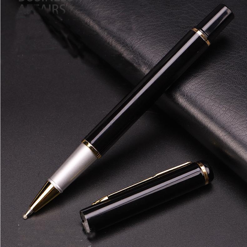 Buy 1Pcs Fashion Stainless Steel Rod Rotating Metal Ballpoint Pen ...
