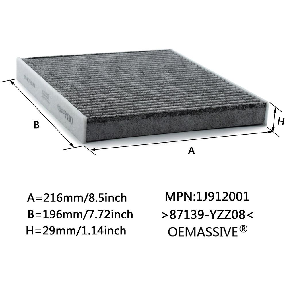 Combo Set Engine & Cabin Pollen Air Filter For Toyota Auris Corolla ...