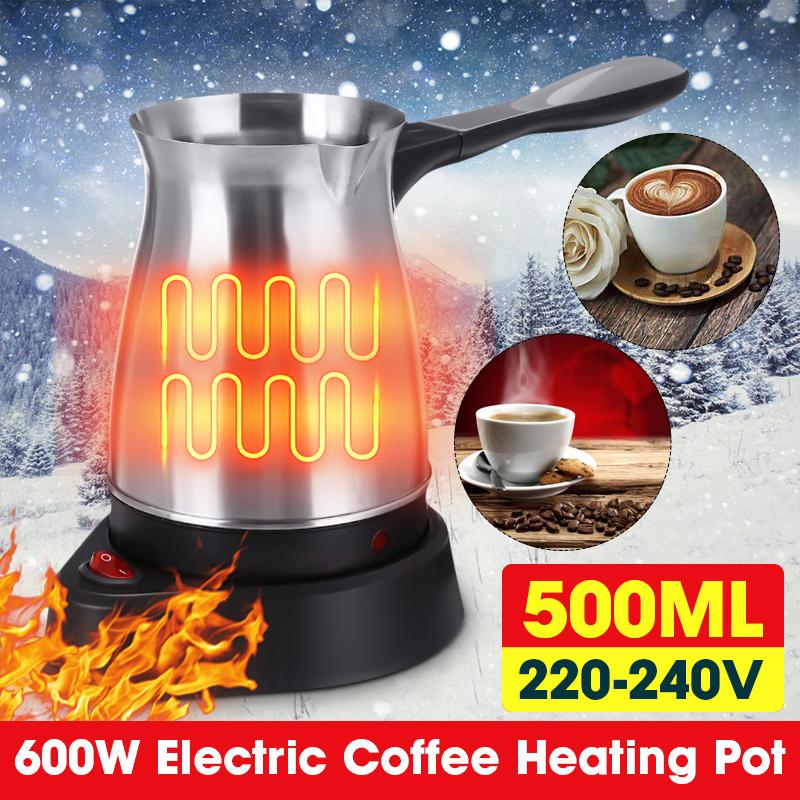 Buy 500ml 600W Stainless Steel Greek Turkish Coffee Maker Pot Briki ...