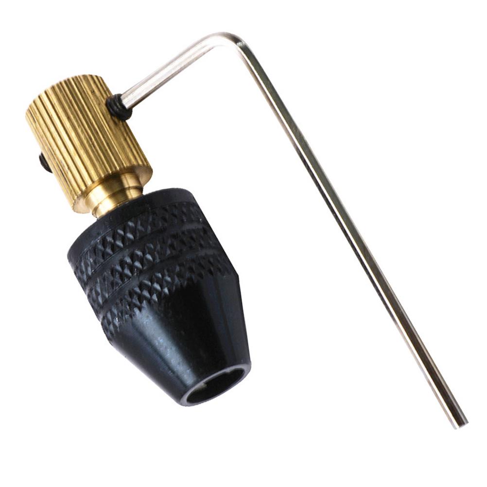 Buy 1 Pcs Black Aluminium Alloy Keyless Drill Chuck Converter Adapter ...