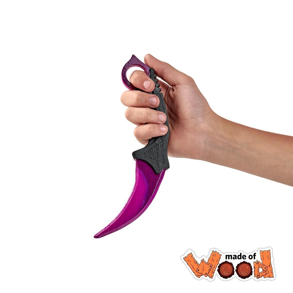 Cheap CS2 CS:GO Wooden knife Karambit Pink Splash, Maskbro, wooden ...