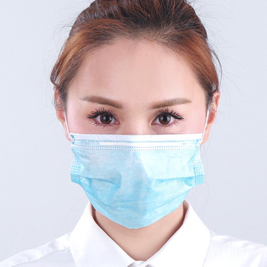 50Pcs Disposable Anti Haze Outdoor Protection Mouth Mask Dustproof ...