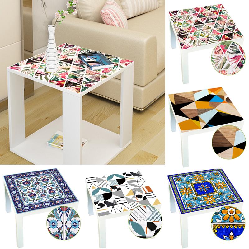 1PC DIY Self-adhesive Tile Wallpaper Table Tops Sticker Desk Decal Home ...