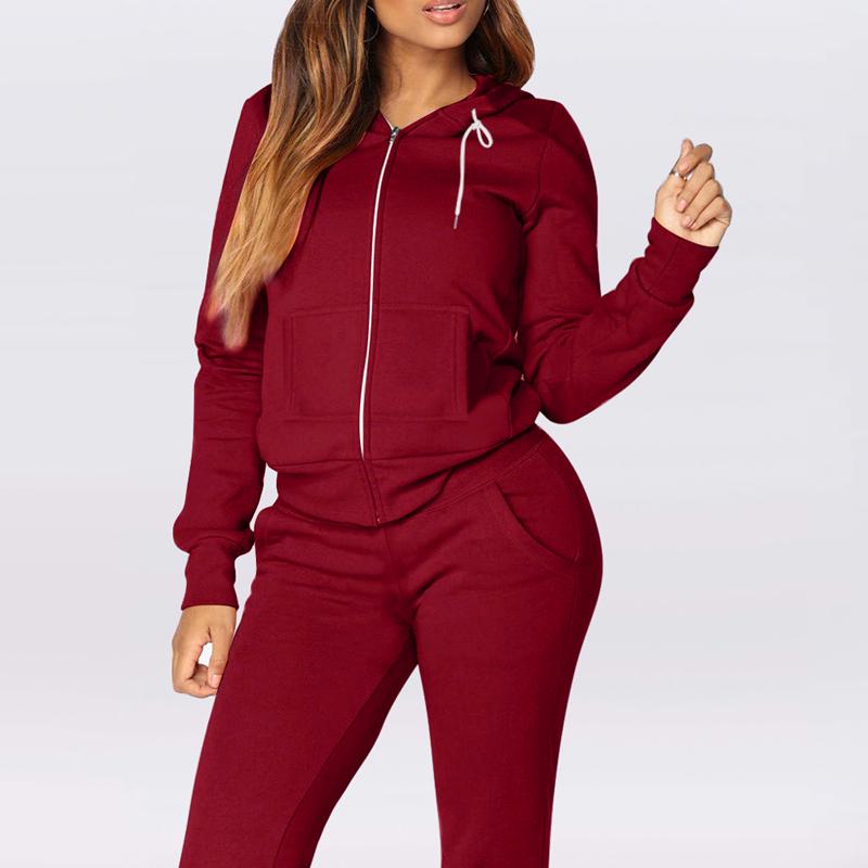 Buy NIBESSER Womens Athletic Tracksuit Set Warm Running Jogging ...