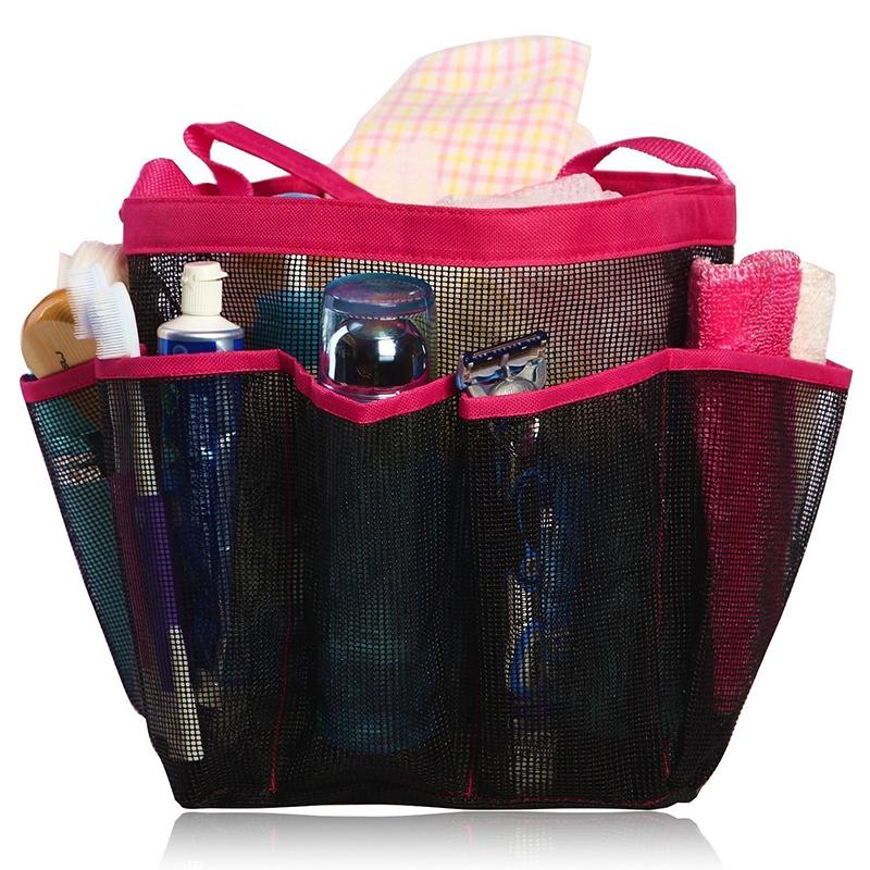 Buy Portable Mesh Shower Tote, Quick Dry Hanging Toiletry and Bath ...