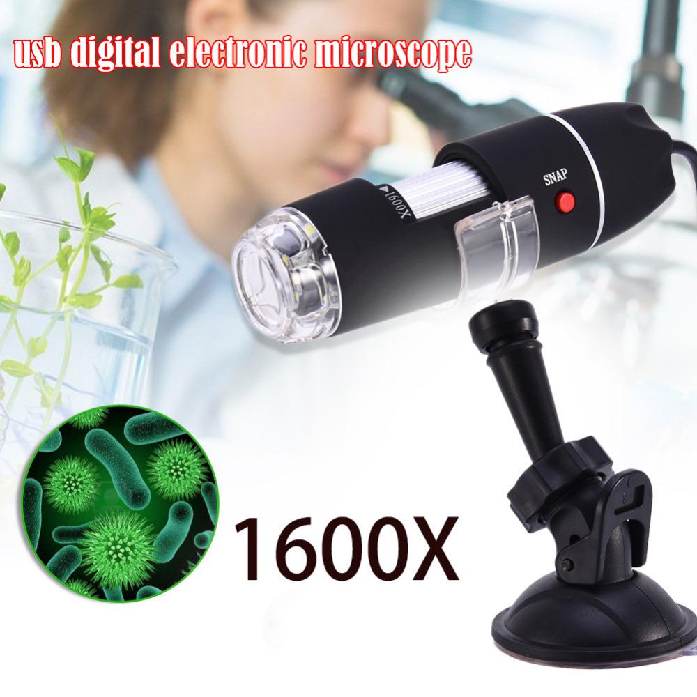 1600X / 1000X / 500X 2MP 1080P USB Digital Microscope Camera Endoscope ...