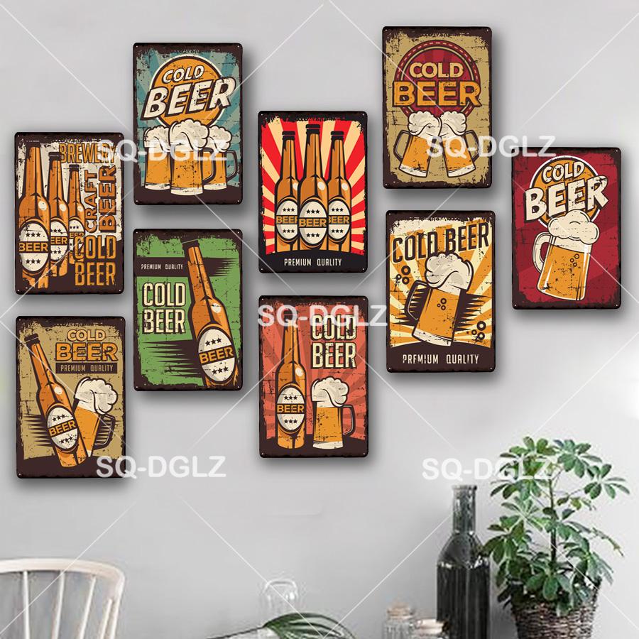 Cheap [SQ-DGLZ] Brewery Metal Sign Vintage Plaque Metal Plates Pub ...