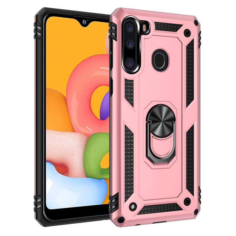 Buy Drop Protection Kickstand Hard Fitted Case for Samsung Galaxy A21 ...