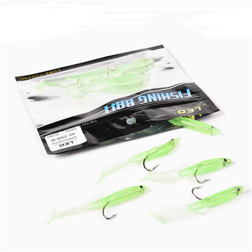 Buy Fishing Fishhook Soft Lures Fish Hook Tail Lures Fake Bait Fish Eel ...