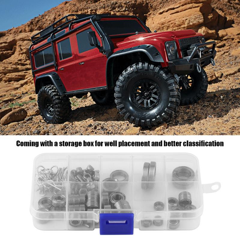 RC Car Metal Bearings Screws Set Repair Tool Box for Traxxas TRX4 1/10 ...