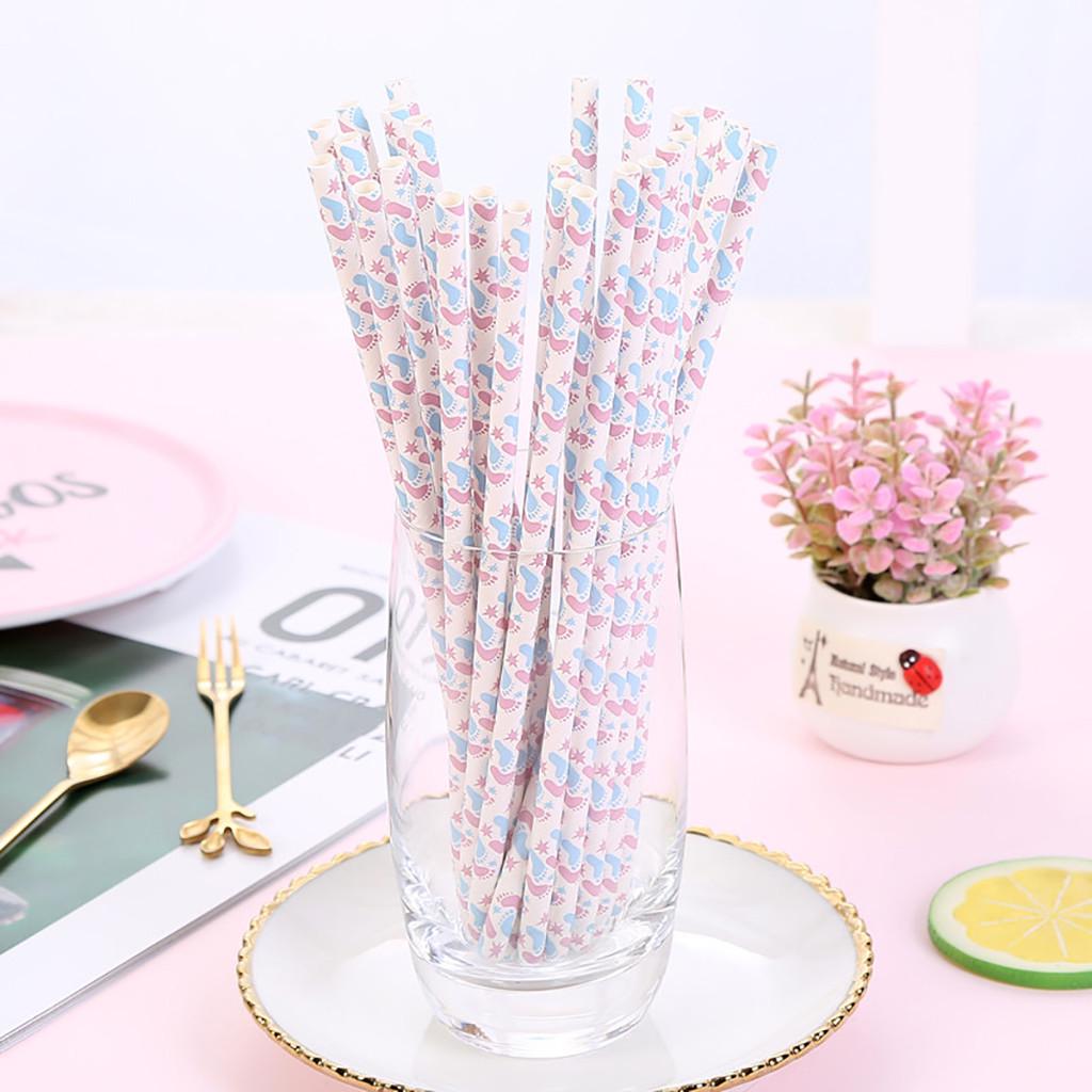 Buy [AR]Hot Sale Paper Straws Disposable Holiday Party Drinking Straws ...