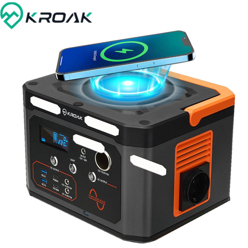Buy 220V Portable Power Station 300W 86400mAh Solar Generator ...