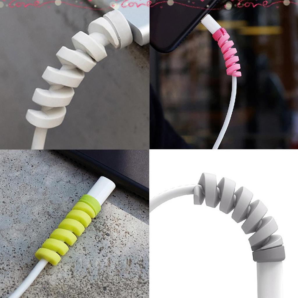 Phone Charging Cable Anti-break Data Line Protection Cover FD Spiral ...