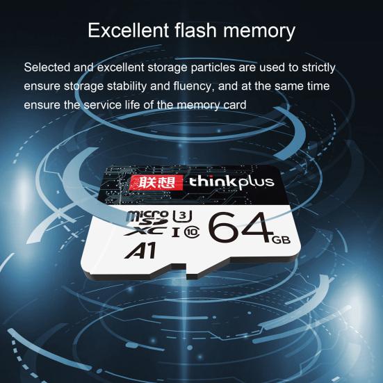 Buy Lenovo 32GB 64GB Memory Card Resistance High-speed Transmission C10 ...