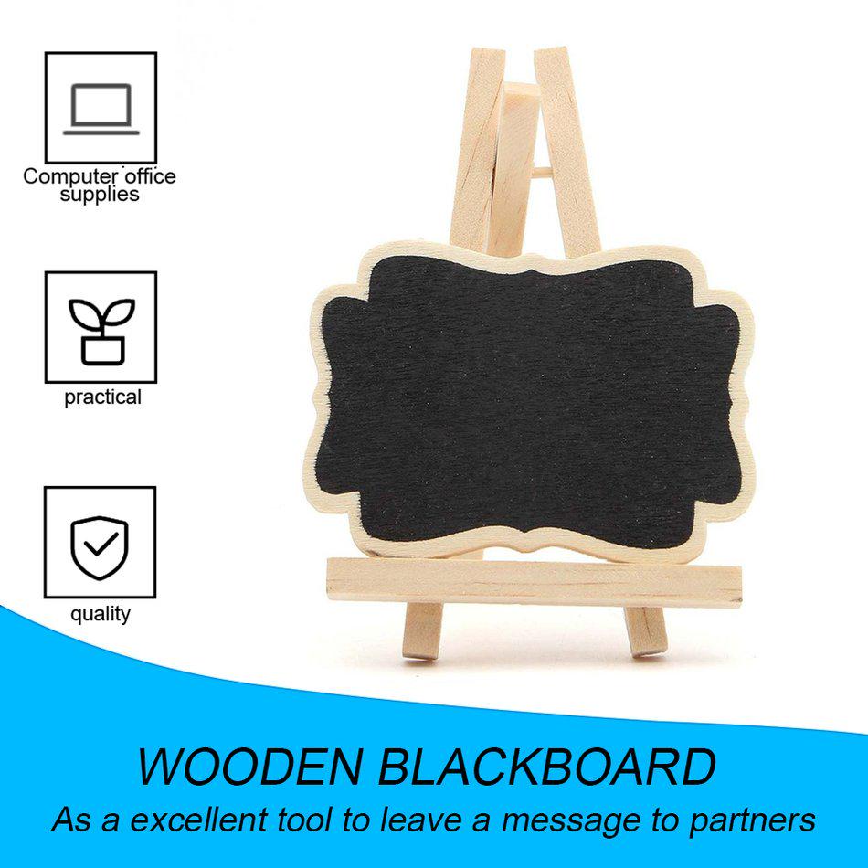 Buy Sumg Wooden Blackboard Universal Message Board 10 PCS/Set Mini ...