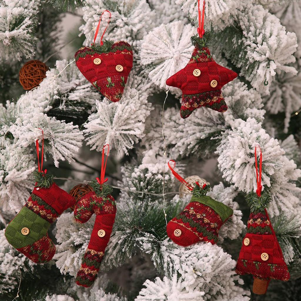 Satın alın HHNN Christmas Tree Pendant Non-Woven Fabric Hanging ...