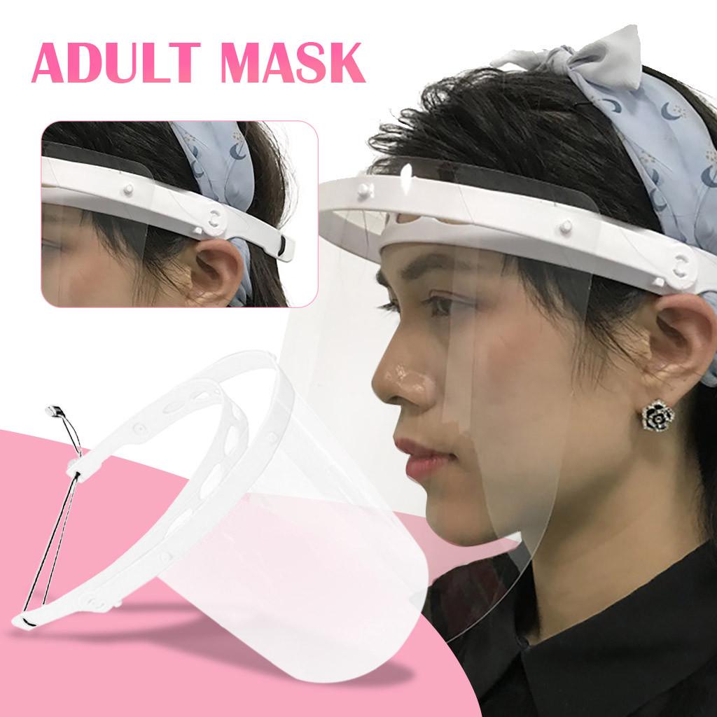 Buy Reusable Washable Clear Full Safety Face Shield Visor Mask Anti-fog ...