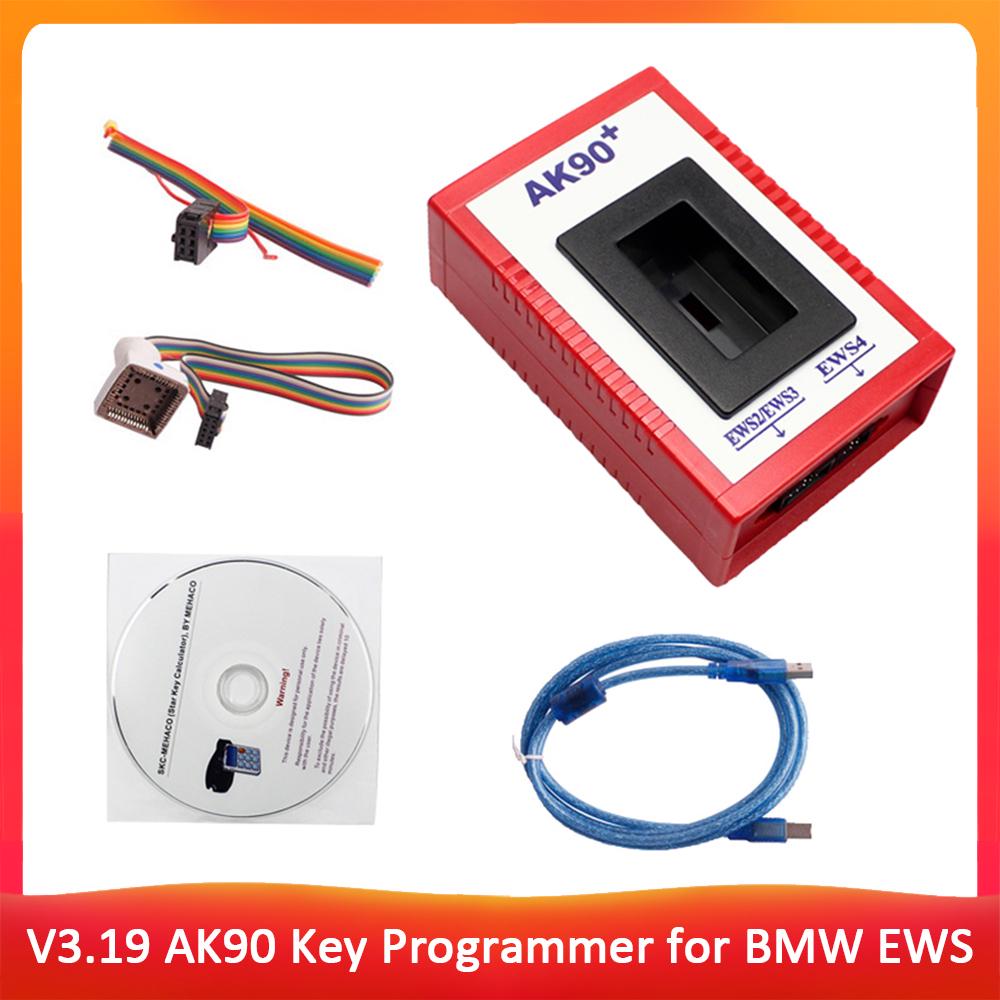 Auto Key Programmer Tool Professional AK90+ V3.19 Match Diagnostic Tool for BMW EWS AK90 with ...